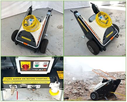 Ex-Hire Fleet Dust Suppression Water Mist Cannon For Sale - Site Showers